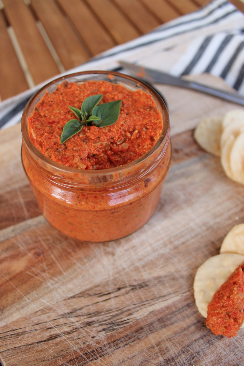 Rosemary, Roast Capsicum & Seed Dip | Taste Without Waste